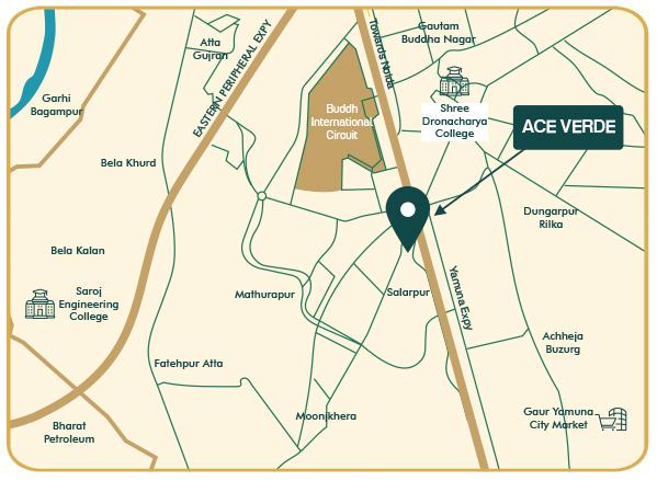 ACE Verde Luxury 3BHK Apartments in Sector 22A Yamuna Expressway